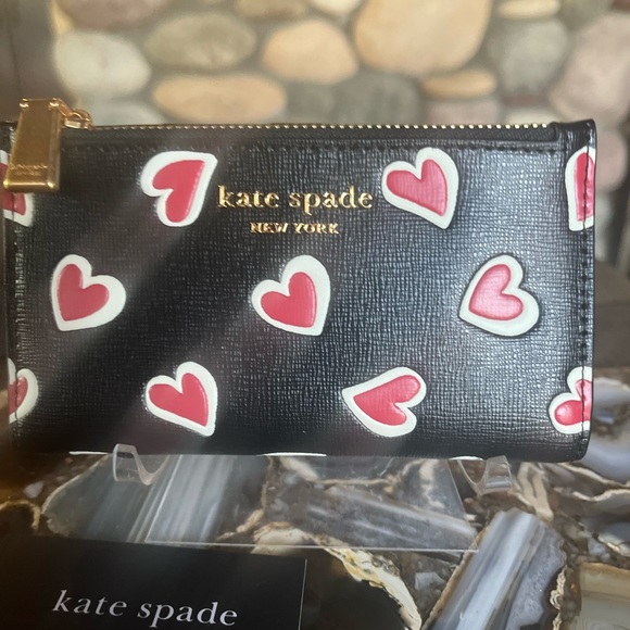kate spade | Bags | Nwt Kate Spade Morgan Stencil Hearts Leather Small ...